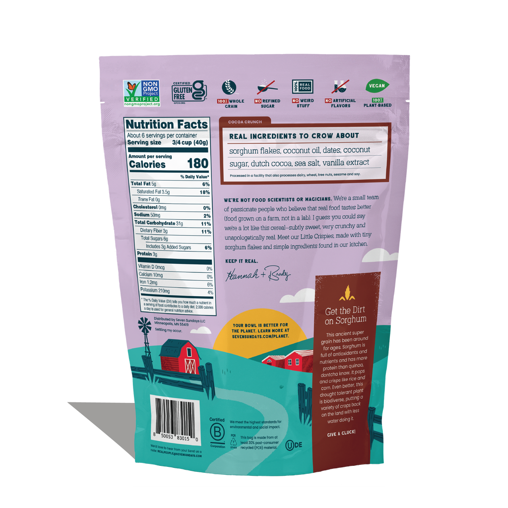 Cocoa Crunch Little Crispies – Seven Sundays