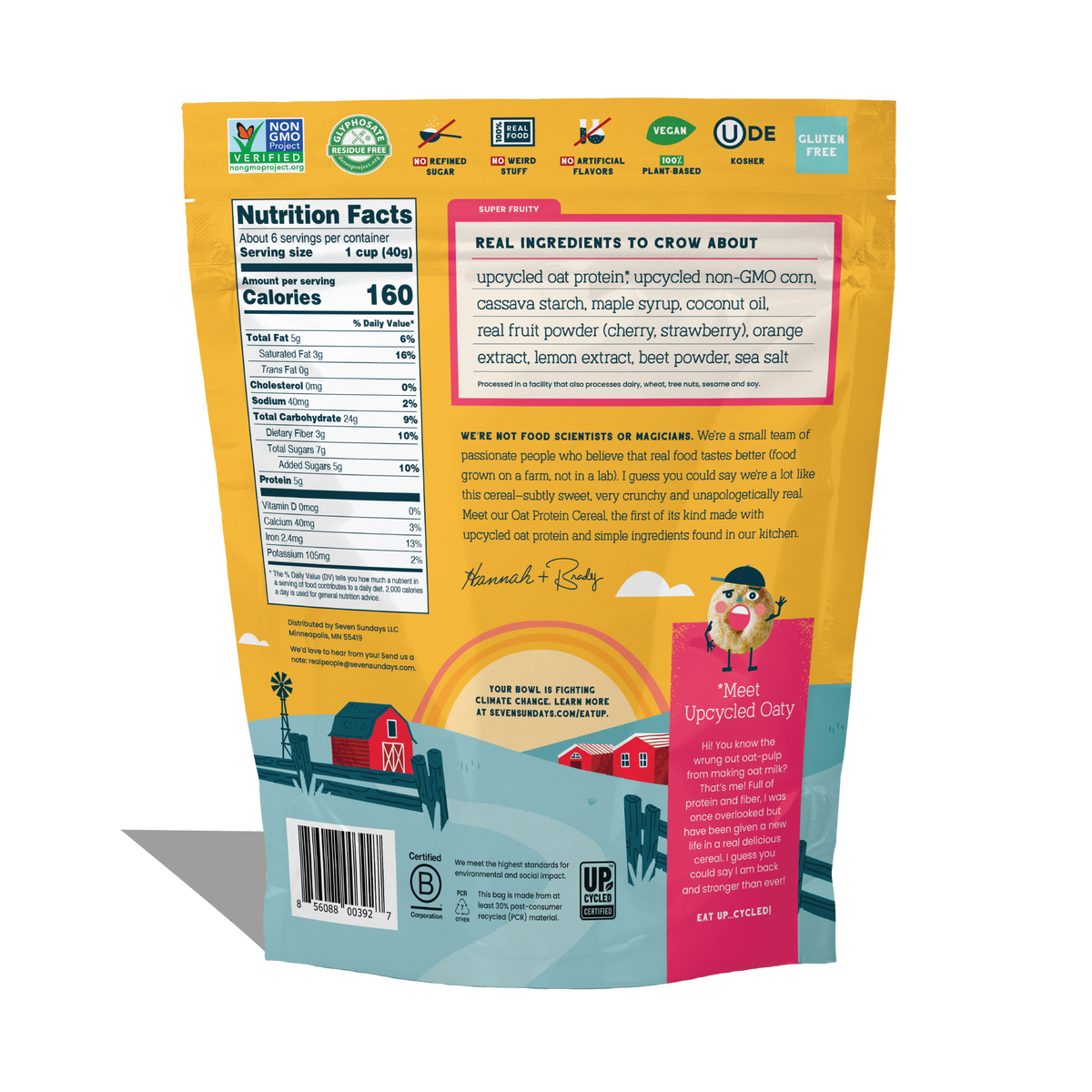 Super Fruity Oat Protein Cereal – Seven Sundays