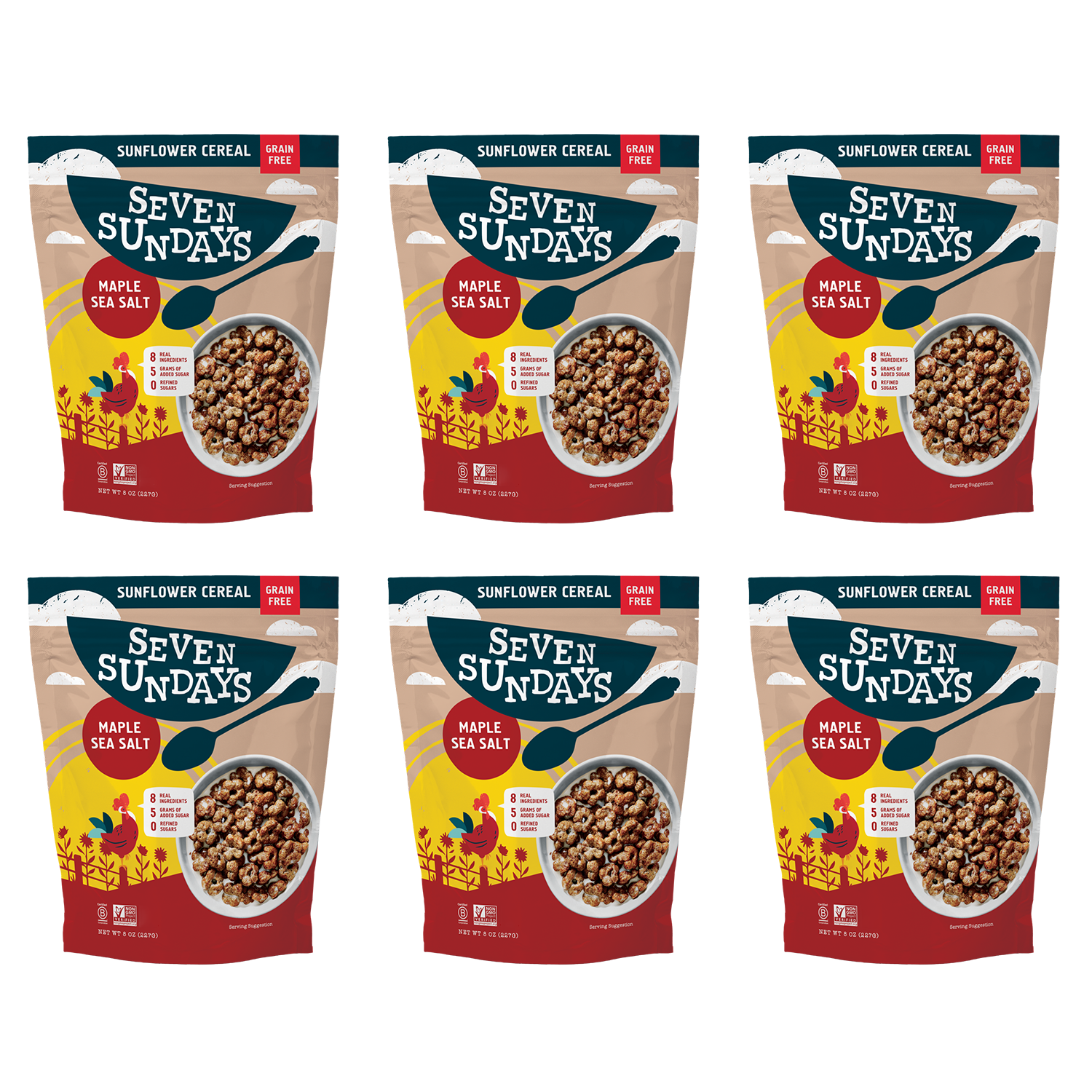 Maple Sea Salt Sunflower Cereal – Seven Sundays Maple Sea Salt Sunflower Cereal – Seven Sundays