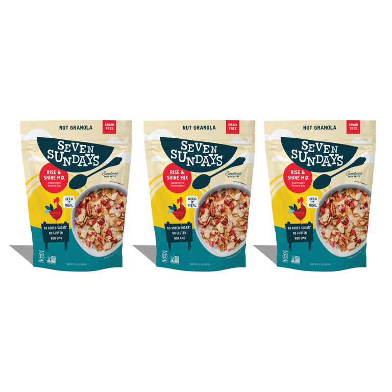 Rise & Shine Nut Granola Eco Pack, 20oz – Seven Sundays
