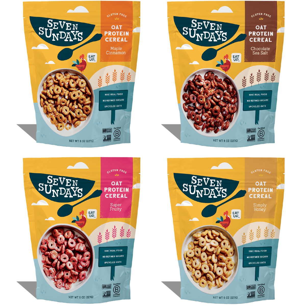Oat Protein Cereal Variety Pack – Seven Sundays